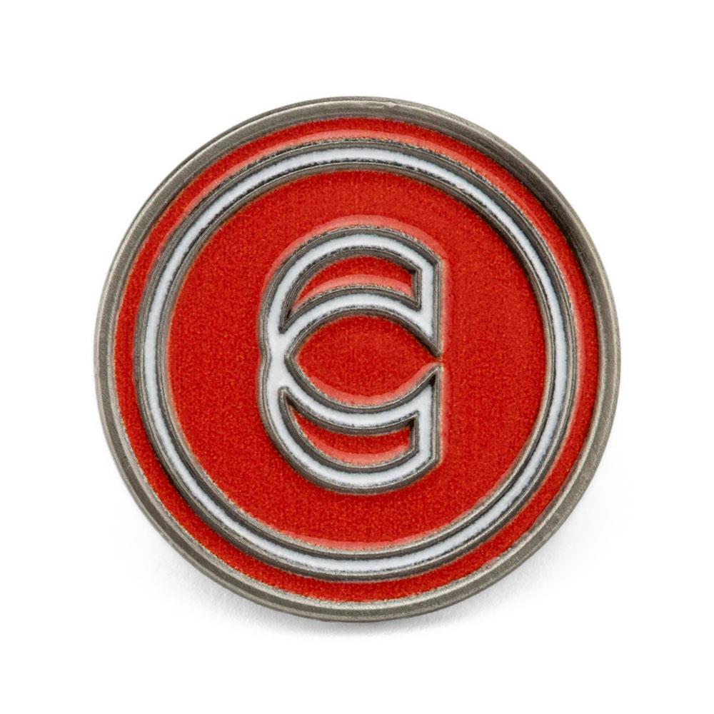 Cinema Icon Enamel Pin - Red/White – Source BMX - US