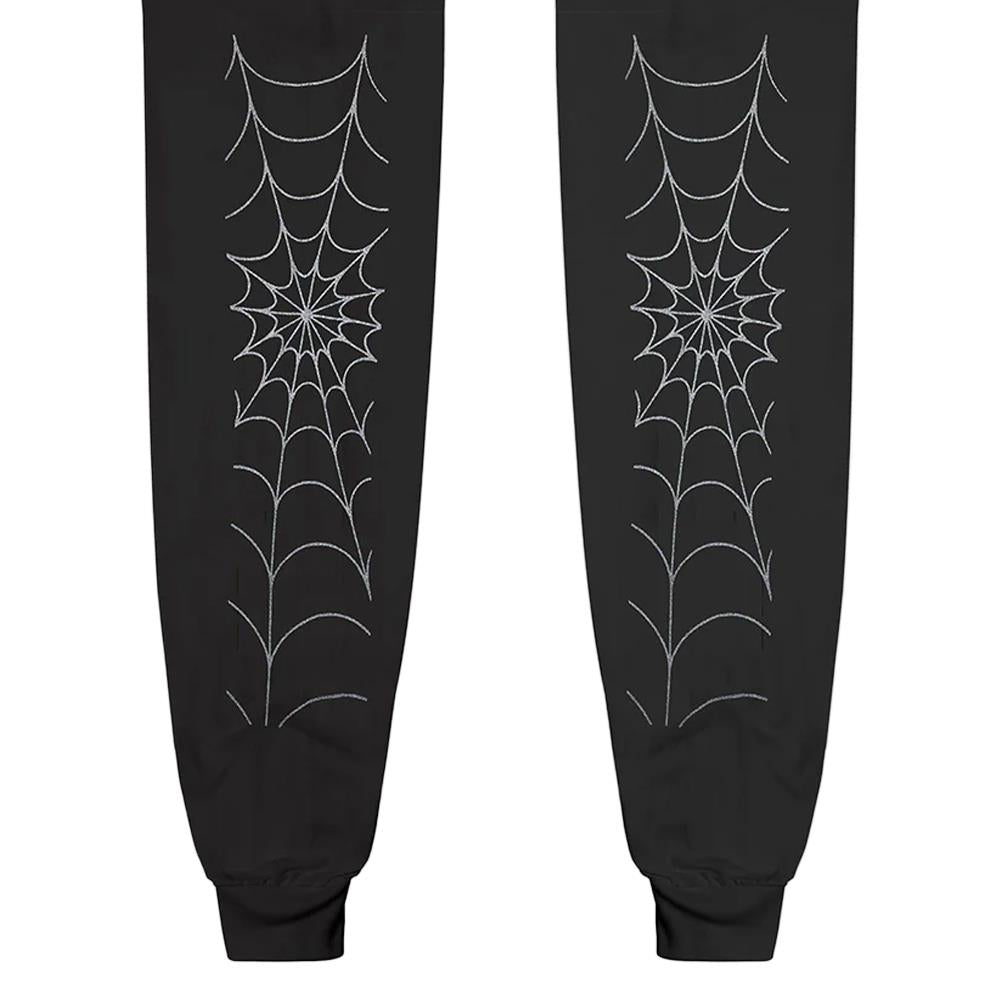 Burn Slow x Shadow Riding Gear Spider Logo Crewneck Sweatshirt - Black ...