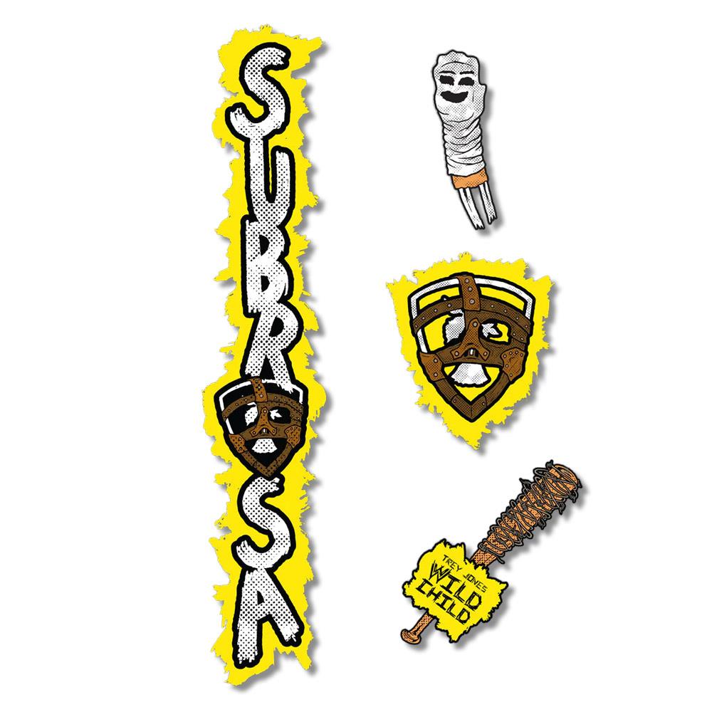 Subrosa Wild Child V2 Decals | Source BMX - US