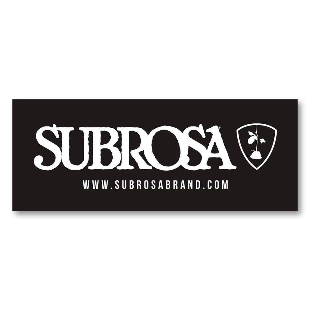 Subrosa Ramp/Dealer Decal - Black – Source BMX - US