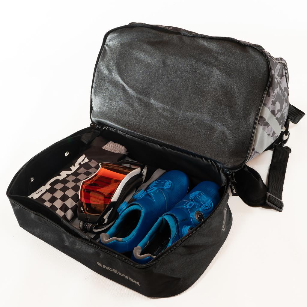 Stay Strong Race DVSN Helmet/Kit Bag - Black/Grey Camo | Source BMX - US